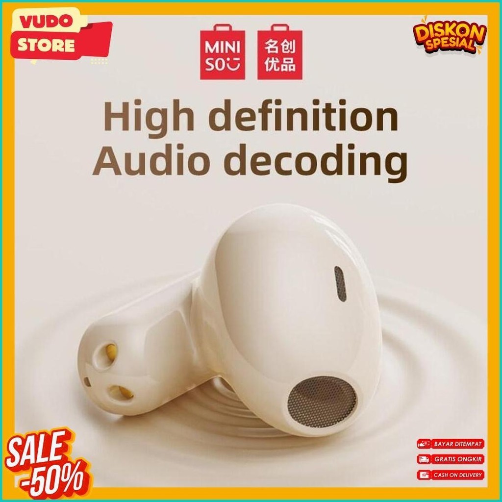 Jual Miniso M08 Wireless Bluetooth Earphones Music Mini Earbuds Hifi Stereo Headphones Headsets ...