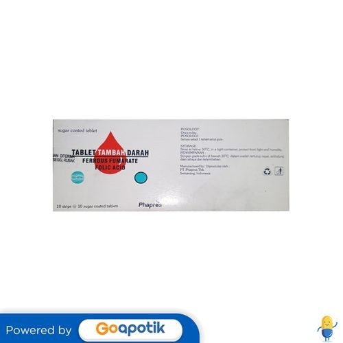 Jual TABLET TAMBAH DARAH PHAPROS BOX 100 TABLET | Shopee Indonesia