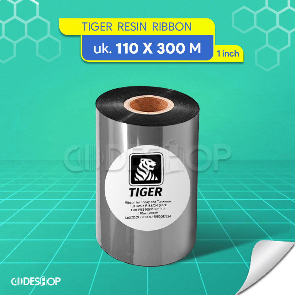 Jual PITA PRINTER BARCODE RIBBON BARCODE FULL RESIN UKURAN 110 mm x 300 ...