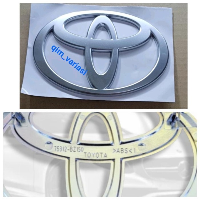 Jual Emblem Logo Toyota Innova Zenix 2023 2024 Silver Hitam K01 ...