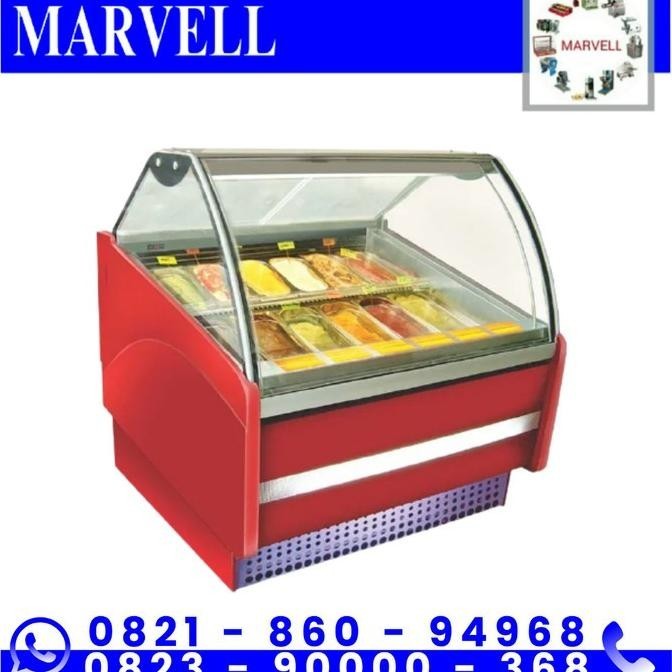 Jual [Baru] Gelato Showcase Gea Sunny-12 Pemajang Ice Cream 12 Pan Garansi Resmi | Shopee Indonesia