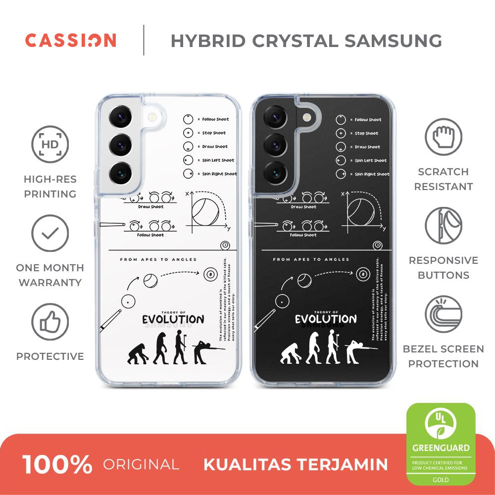 Jual Hybrid Case For Samsung S24 S23 S22 S21 Note 20 Plus Ultra FE Cassion Billiard Theory of ...