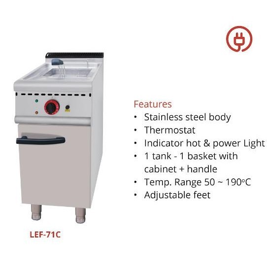 Jual [Promo] Getra Electric Deep Fryer Lef-71C / Deep Fryer Listrik ...
