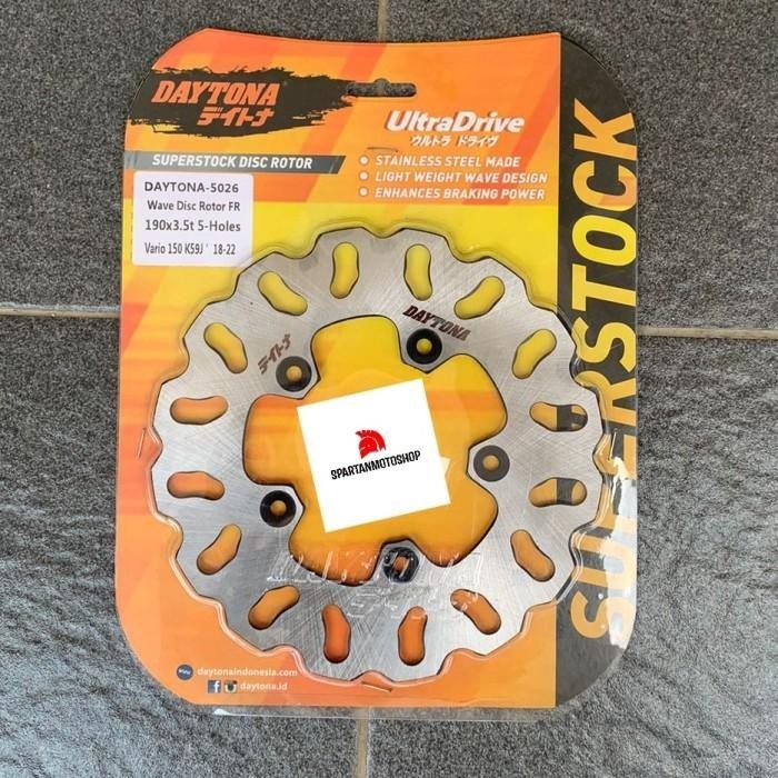 Jual PIRINGAN CAKRAM DEPAN VARIO 150 5 LUBANG K59 DAYTONA RACING WAVE ...