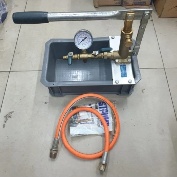 Jual Jual! Alat Tes Tekanan Pipa Air 50Kg Test Pump Manual T-50 Opt ...