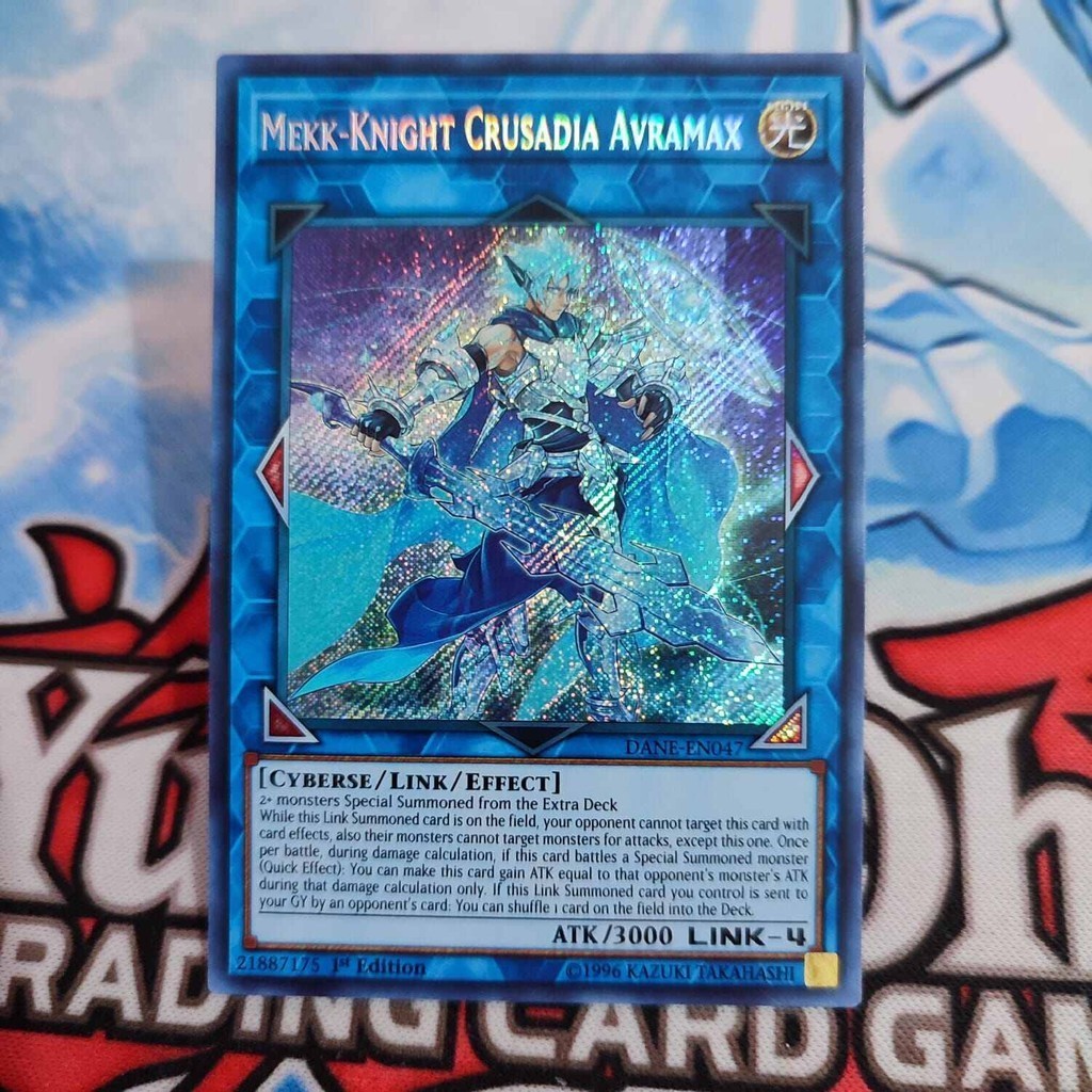 Jual yugioh mekk knight crusadia avramax DANE secret rare original ...