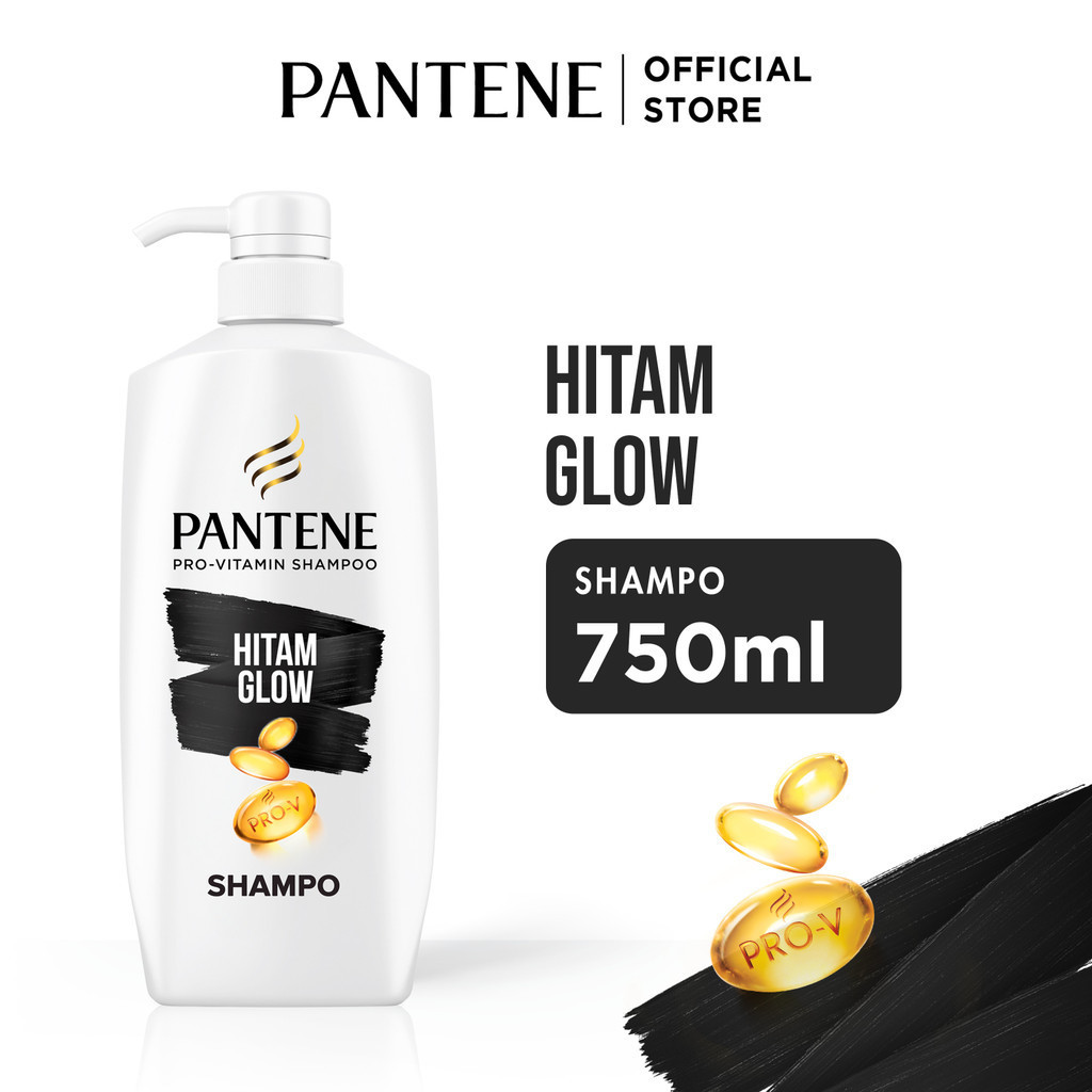 Jual Pantene Hitam Glow Shampoo 750ml | Shopee Indonesia