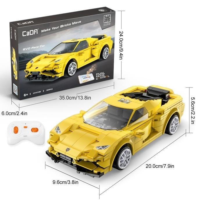 Jual Double E CADA Bricks Evo Race Car C51074W Dual Mode Control ...