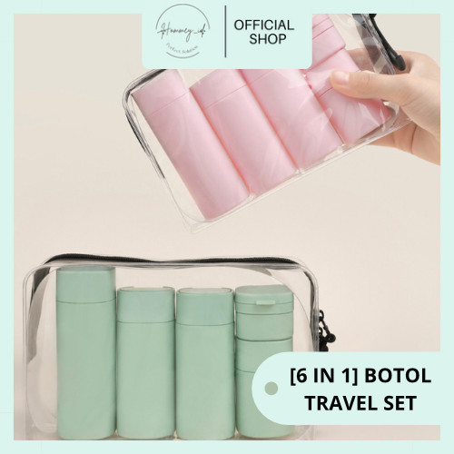 Jual HOMMEY ID - TRAVEL PACK SET BOTOL MINI LENGKAP BOTOL TRAVEL SET PREMIUM BOTOL ISI ULANG ...
