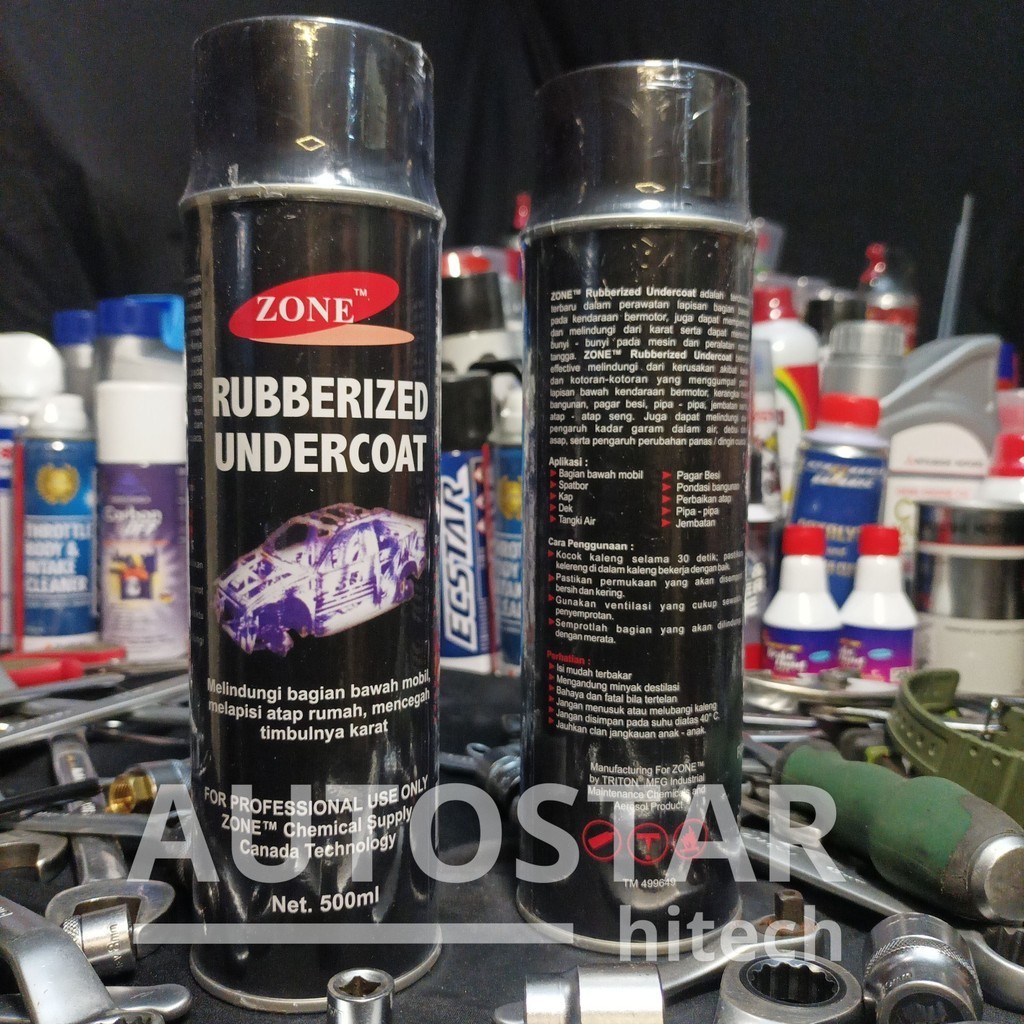 Jual RB ZONE RUBERIZED UNDERCOAT 500ML CAT PELAPIS ANTI KARAT ANTI ...