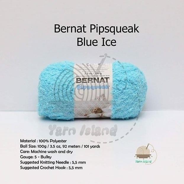 Jual benang rajut bernat pipsqueak blue ice | Shopee Indonesia