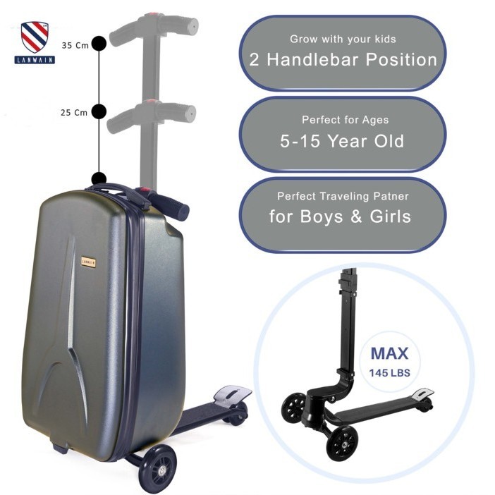 Jual FREE ONGKIR Lanwain Koper Scooter Luggage Kingsman Pro | Shopee ...