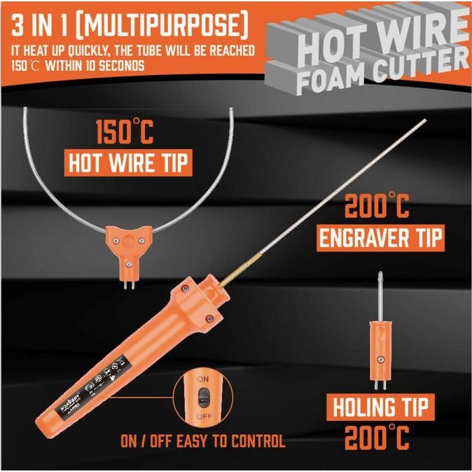 Jual IKURA SC601 Styrofoam Cutter 3in1 / Alat Potong Gabus / Pemotong ...