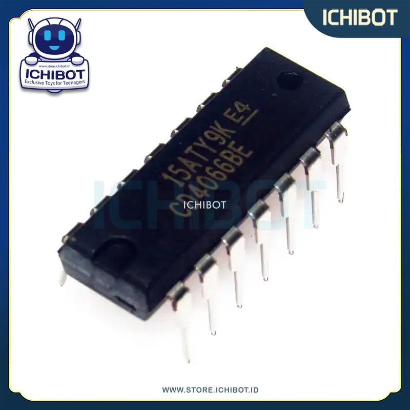 Jual IC CD4066BE Dip 14 pin CD4066 CMOS CD 4066 Quad Bilateral Switch | Shopee Indonesia