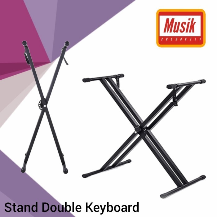 Jual Stand Keyboard Double Import | Shopee Indonesia