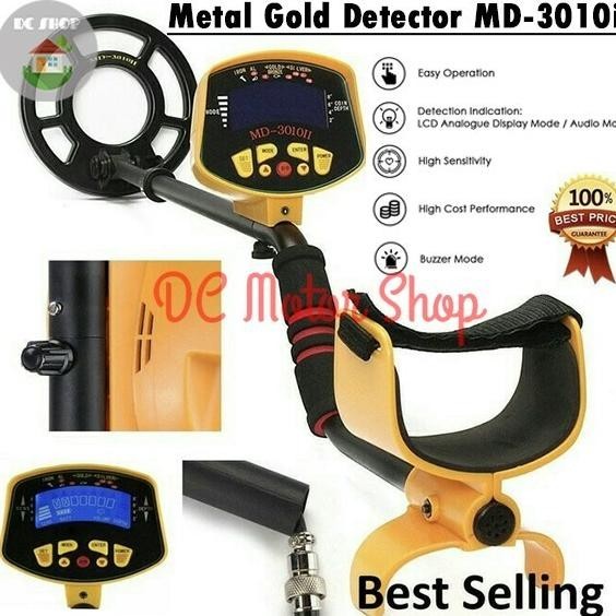 Jual Detektor Emas Logam Gold Metal Detector Digital Md3010Ii Md3010 Ii ...