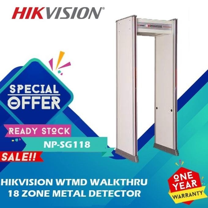 Jual Hikvision Wtmd Walkthrough Metal Detector Np-Sg118 | Shopee Indonesia