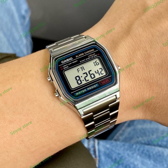 Jual Casio Original A158Wa-1Df A158W A158 Retro Classic Jam Tangan ...