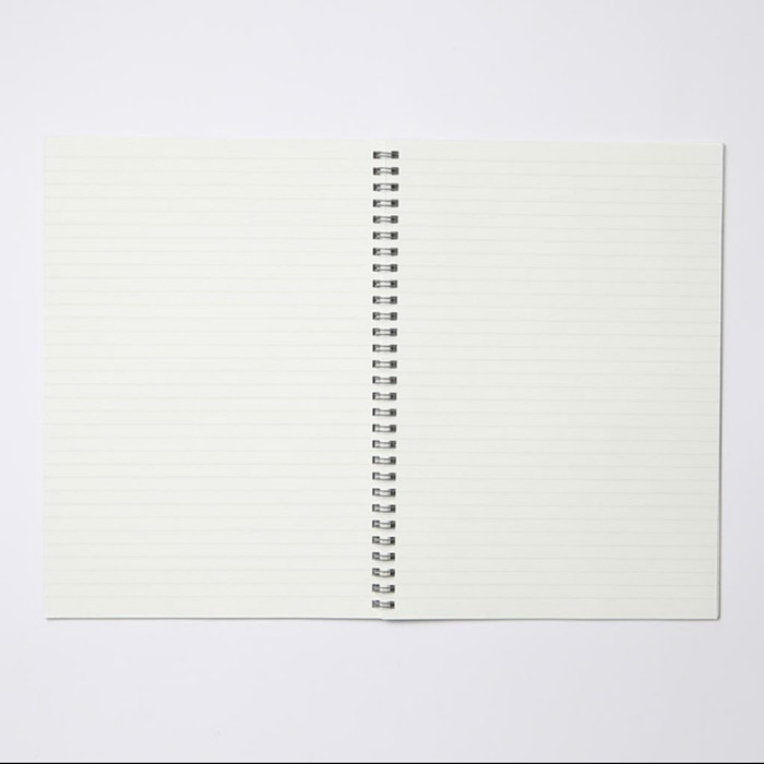 Jual Muji - Double Ring Notebook B5/A5 Line 48 Sheet Buku Bergaris ...