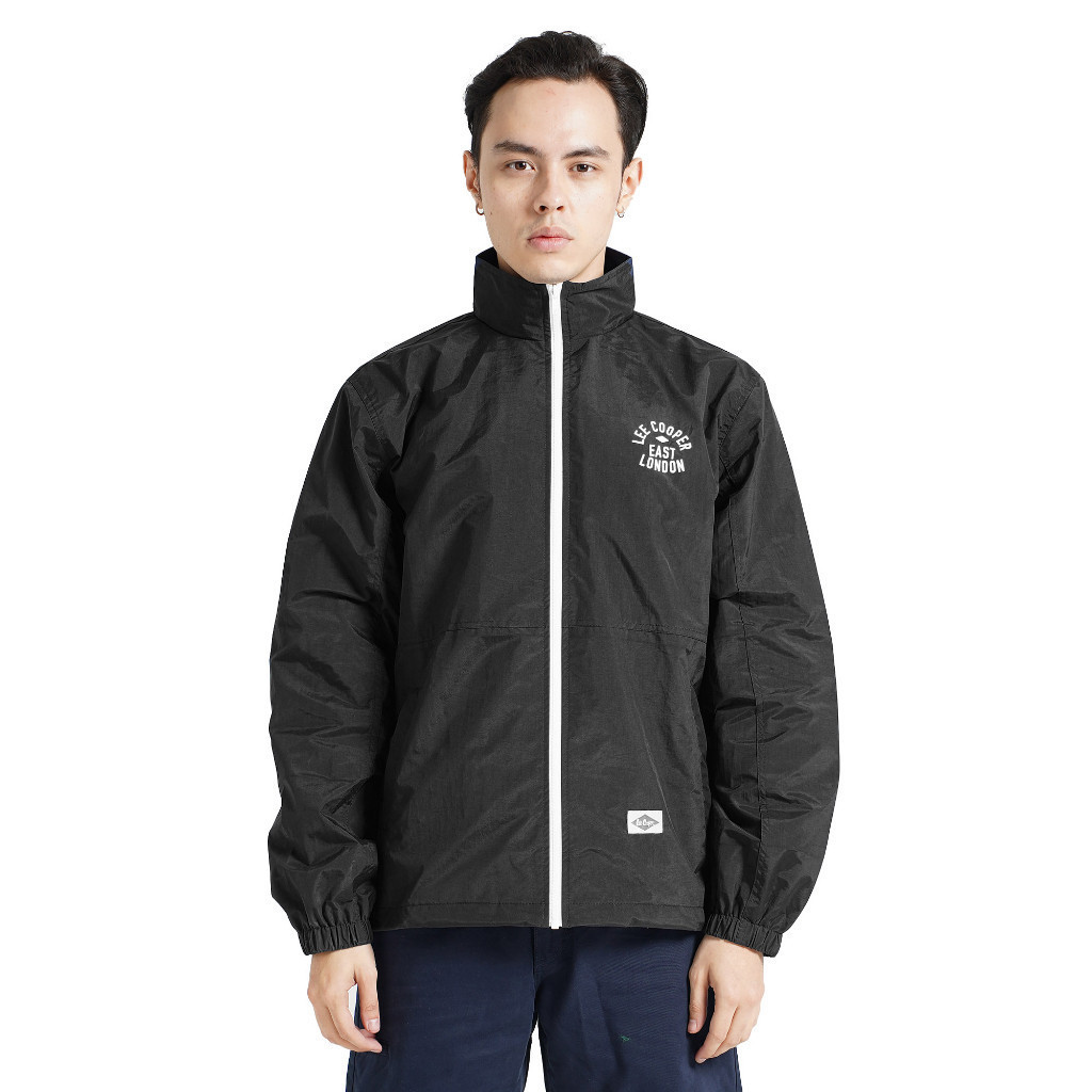 Jual Lee Cooper Long Jacket Track Sport Black | Shopee Indonesia