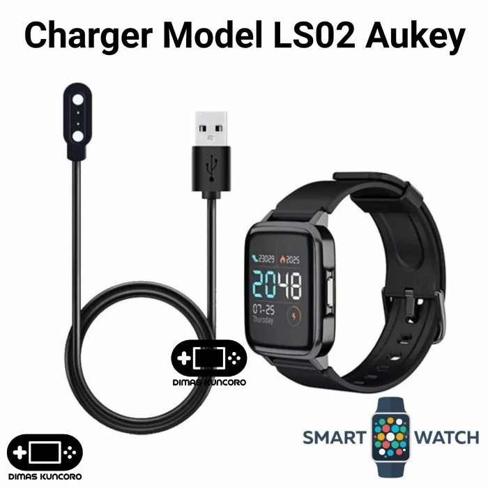 Jual BKc Charger El Ls02 Aukey Charging Smartwatch Sw 1P 1S 1 Kabel Usb FYq | Shopee Indonesia