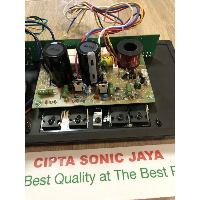 Jual Kit Mesin Power Amplifier Aktif Polos Hitam 16 Cm X 38 Cm Pendek ...