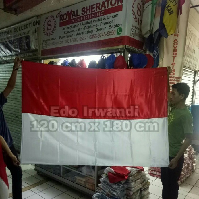 Jual Bendera Merah Putih Ukuran 120 Cm X 180 Cm | Shopee Indonesia