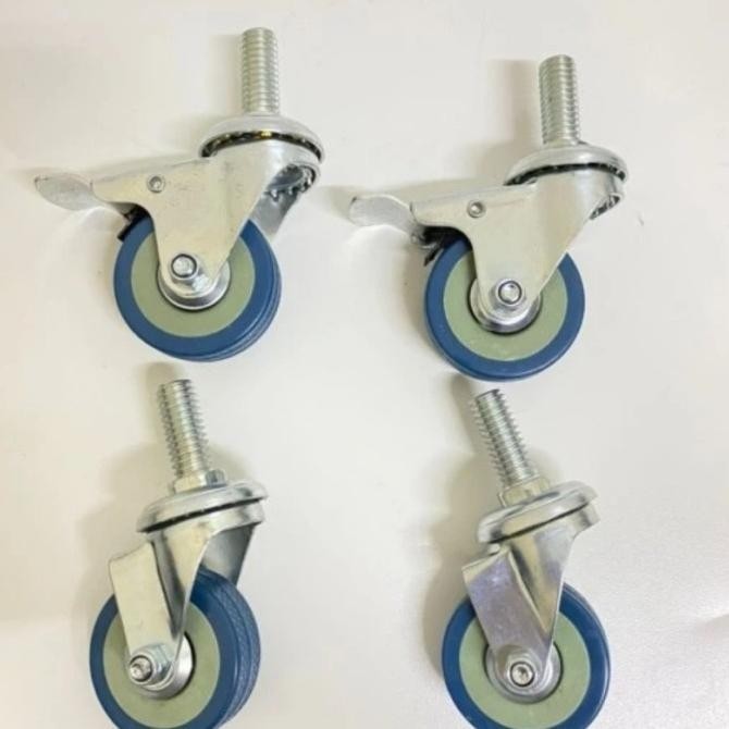 Jual Roda Lemari / Rak Baut 2 Inch ( 2Rem 2Polos ) Ready Stock | Shopee ...