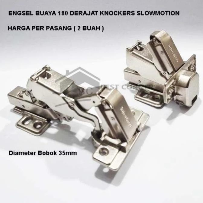 Jual Engsel Buaya Knockers Slowmotion 180/165 / Engsel Robot/Engsel ...