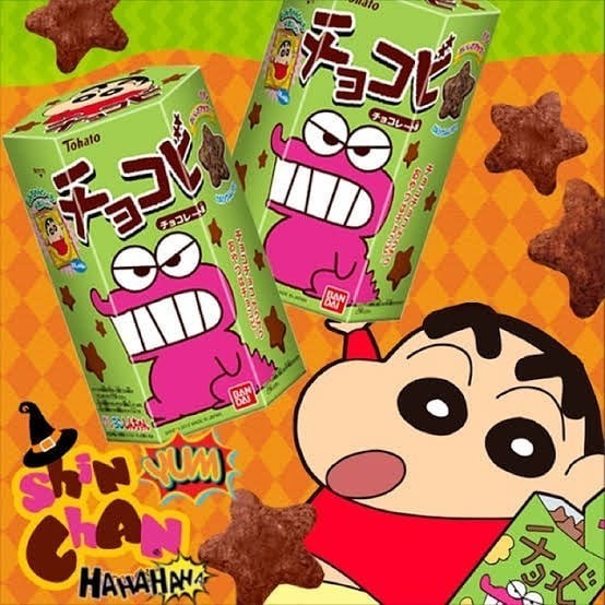 Jual TERBAIK Tohato Chocobi Chocolate Rusk / Snack Shinchan Rasa Coklat ...
