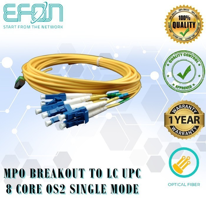 Jual MPO BREAKOUT TO LC UPC 8 CORE FEMALE TYPE B SINGLEMODE FEMALE 3 ...