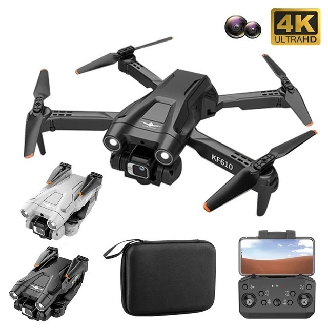 Jual Drone Kf610/Lsrc Mini4 Dual Camera 4K Esc Optical Flow Vs K101 Max E99 | Shopee Indonesia