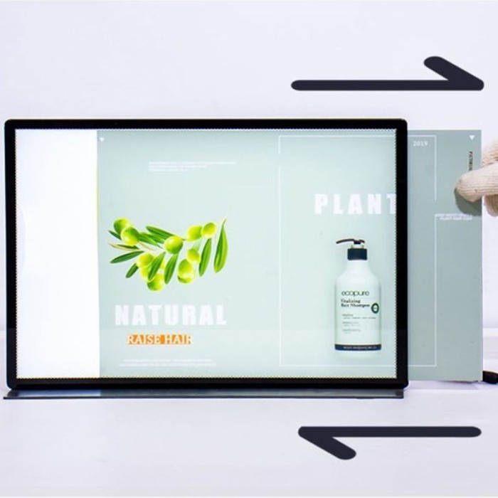 Jual A3 Led Menu Board Led Poster Display Light Box Menu Led Menu ...