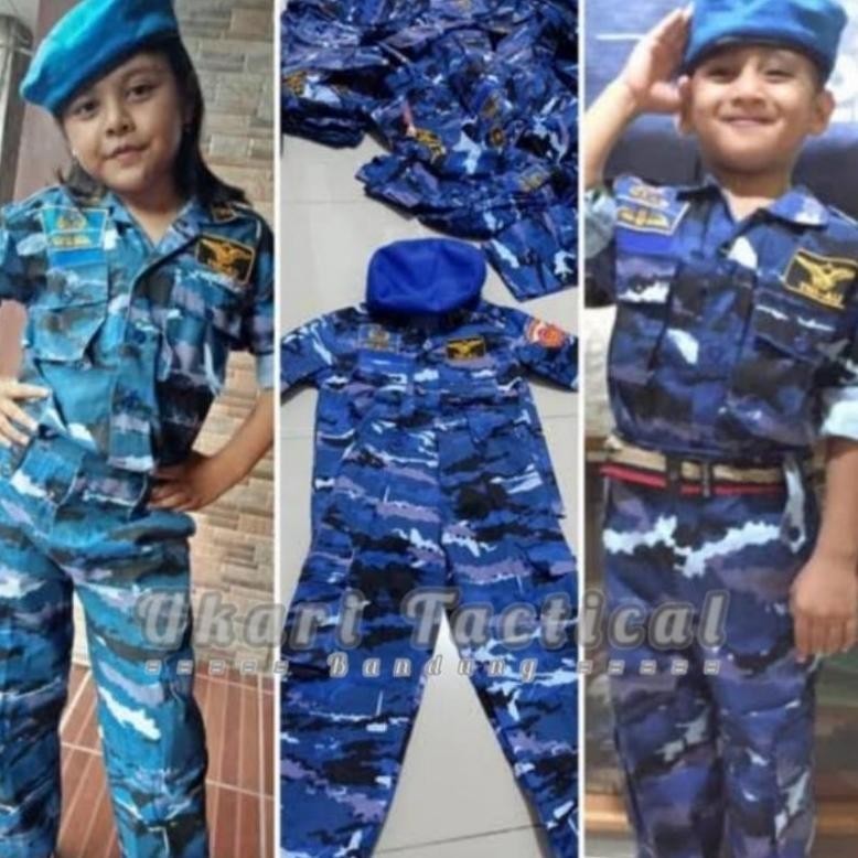 Jual Seragam Profesi Tni Au Anak Loreng Angkatan Udara Kostum Karnaval Laki-Laki Perempuan Tk ...