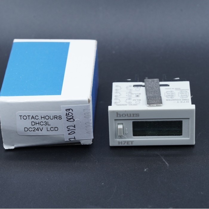 Jual HourMeter Digital DC 24V LCD Hour Meter H7ET-BM Counter DHC3L ...