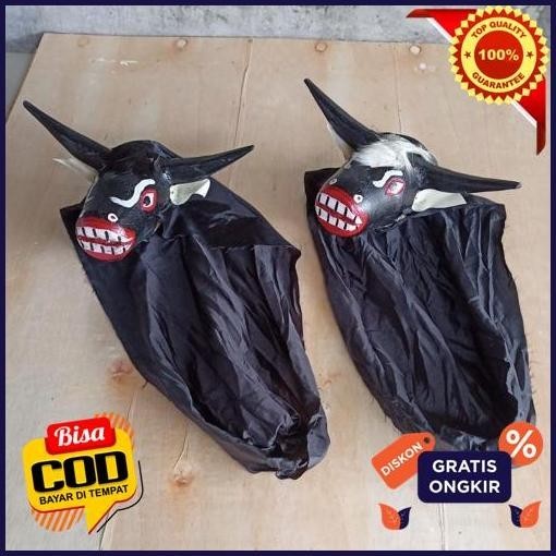 Jual Get New Bantengan Kain Panjang Topeng Barongan Banteng Sapi Mainan ...