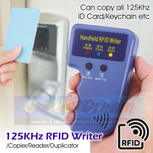Jual Rfid Duplicator Writer Portable Copier Em4100 Em4305 125Khz Card ...