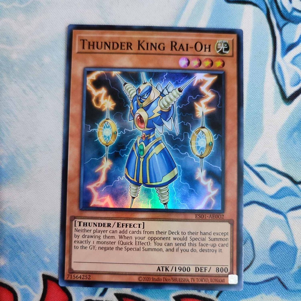 Jual yugioh AE thunder king rai oh ES01-AE002 SR original | Shopee ...