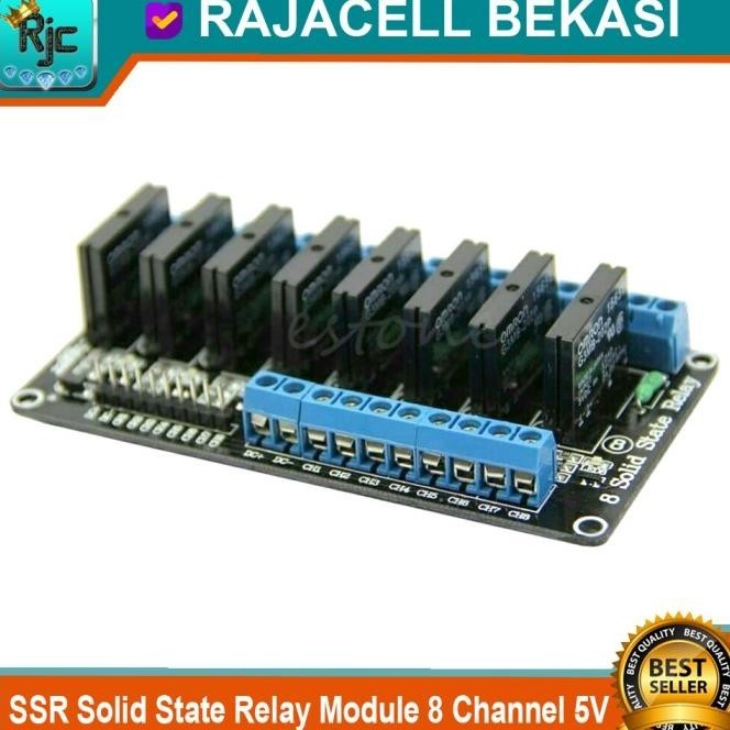 Jual Ssr Solid State Relay Module 8 Channel 5V Dc High Level For ...