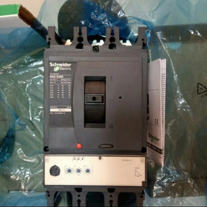 Jual NEW SERIES MCCB SCHNEIDER NSX630N 3X630A LV432893 NSX 630 N 3P ...