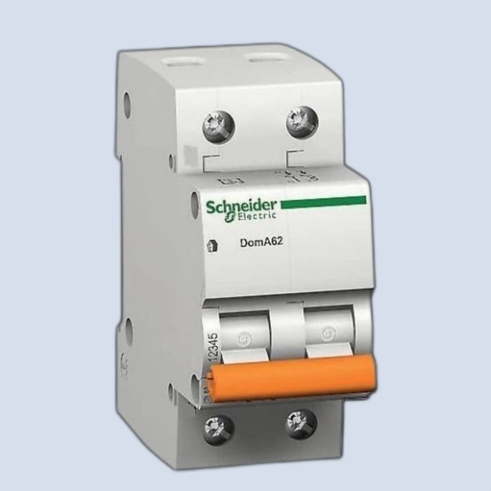 Jual MCB SCHNEIDER DOMAE 2P 2A C2 4.5kA 2 PHASE ORIGINAL SNI K02 | Shopee Indonesia
