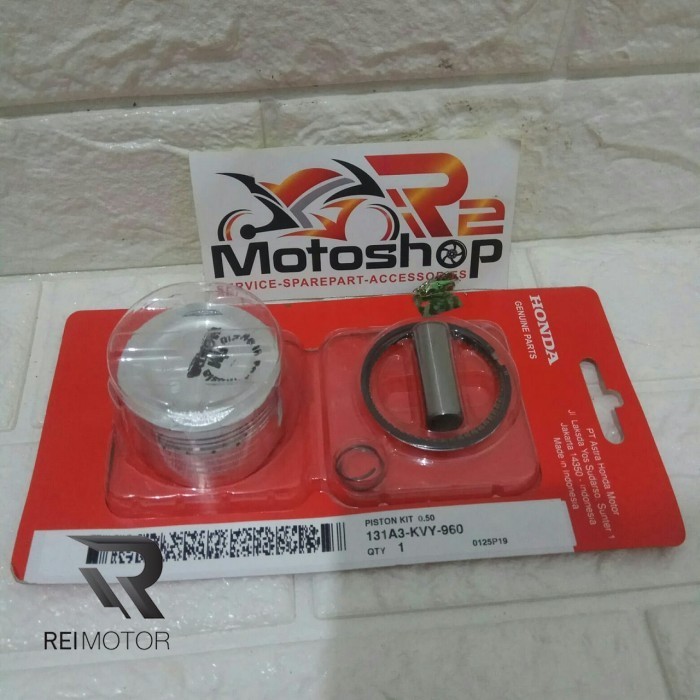 Jual PISTON KIT BEAT KARBU LAMA OS STD NOL 50 100 131A1-KVY-960 ORI AHM ...
