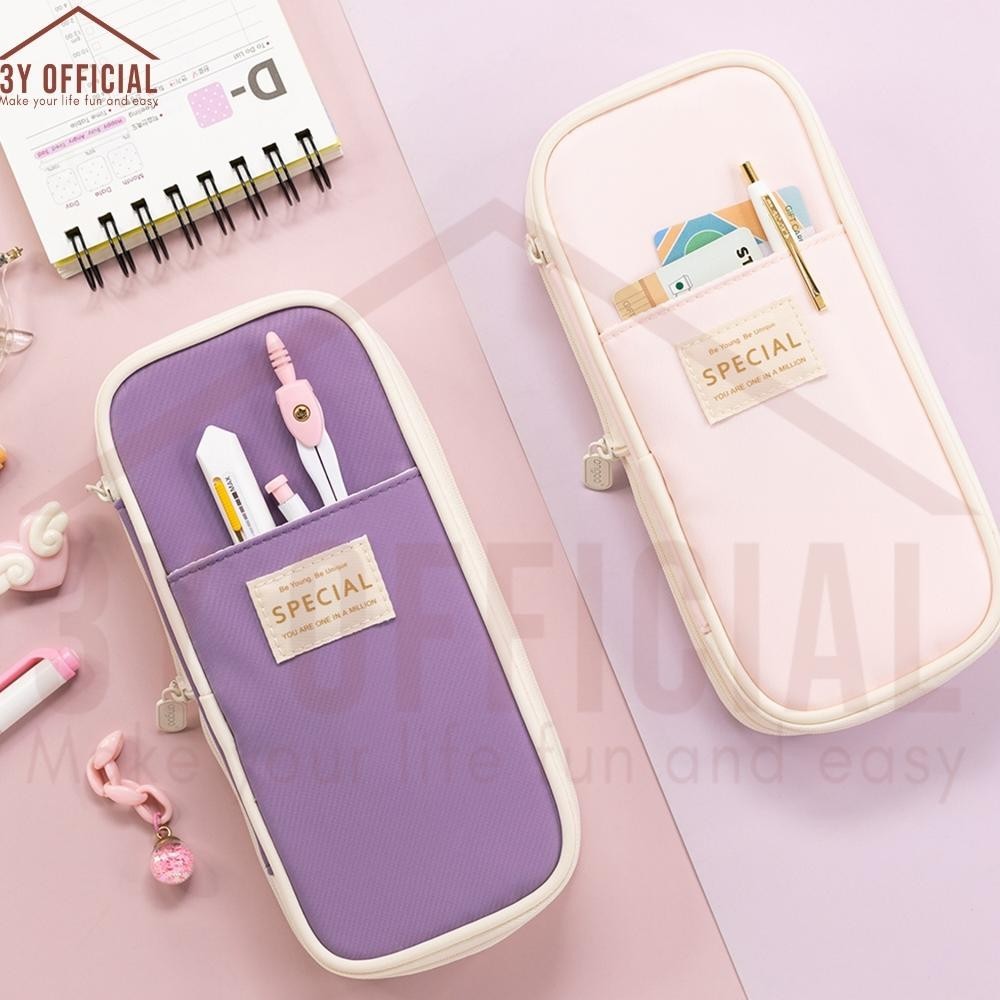 Jual NLD-1419 3Y Angoo Collapsible Pencil Case kotak pensil aesthetic ...
