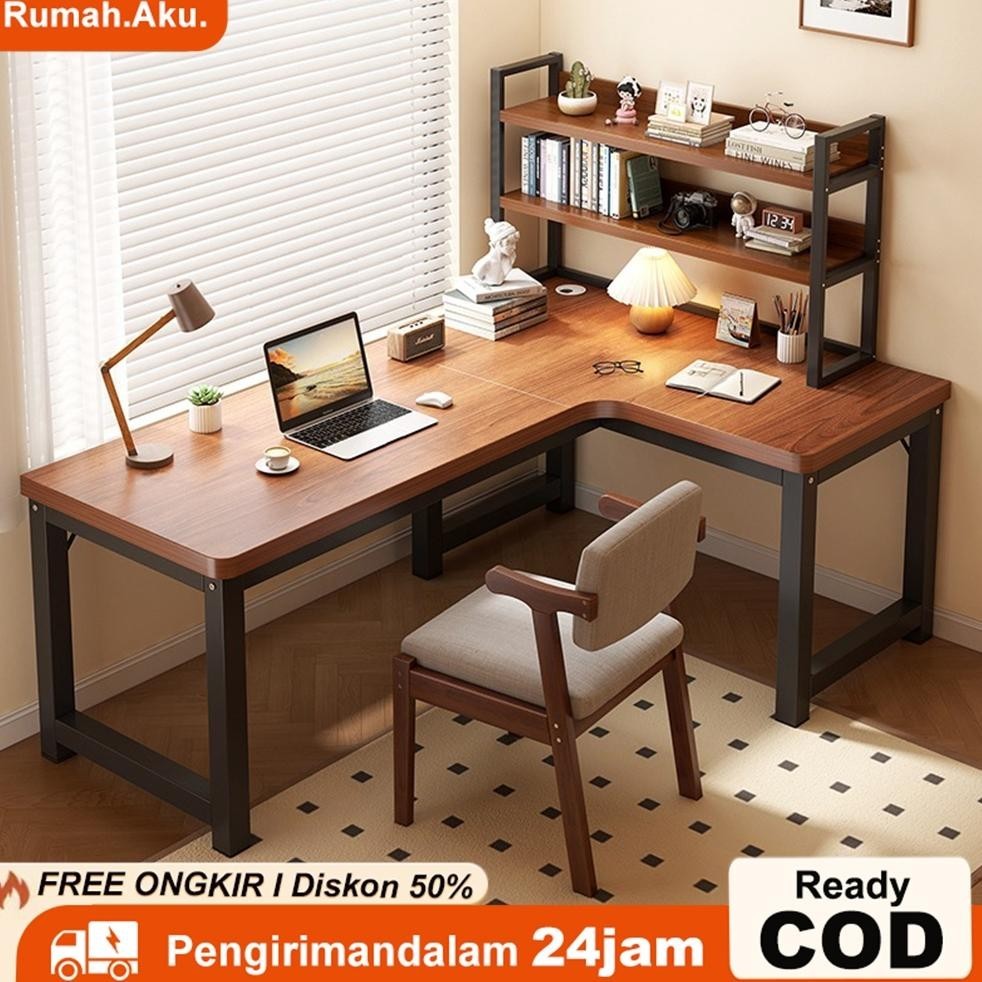 Jual Meja L Meja Kantor Meja komputer Meja kerja besi Serbaguna Meja Pc ...