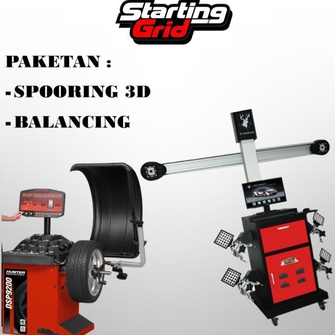 Jual SPOORING 3D + BALANCING ( 4 RODA ) MURAH !! | Shopee Indonesia