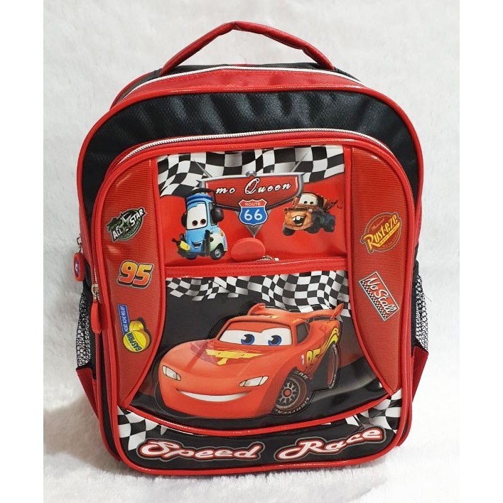 Jual JUAL TAS MURAH Tas Anak Sekolah TK & PG Cars McQueen Soft Timbul 3 ...