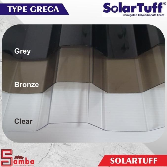 Jual SOLARTUFF ATAP POLYCARBONATE GRECA / ATAP GELOMBANG KOTAK | Shopee ...