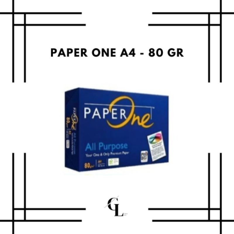 Jual Kertas HVS Paper One A4 80 gr - Harga 1 Rim | Shopee Indonesia