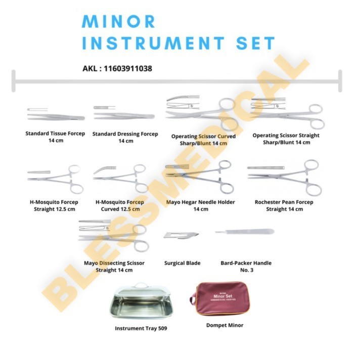 Jual Baru ! Minor Set Lengkap / Set Bedah Minor Lengkap | Shopee Indonesia