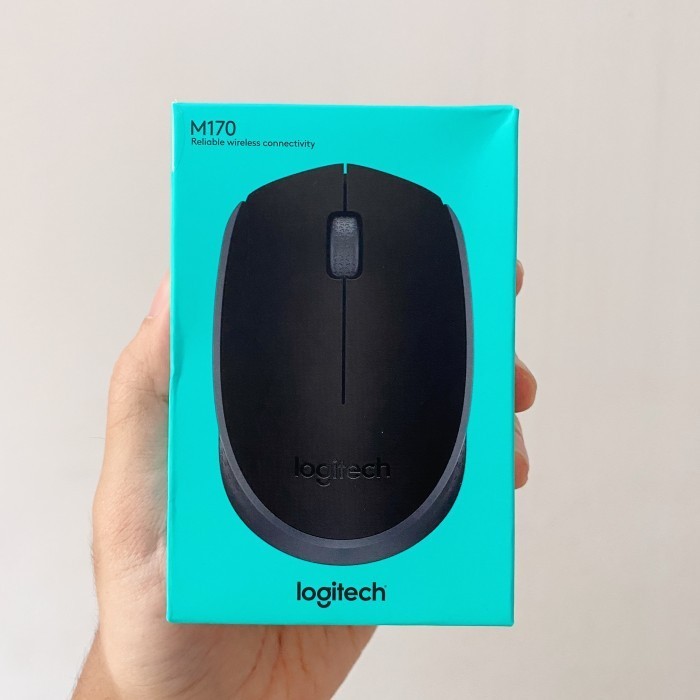 Jual Mouse Wireless Logitech M170 Original Hitam Garansi Resmi | Shopee ...